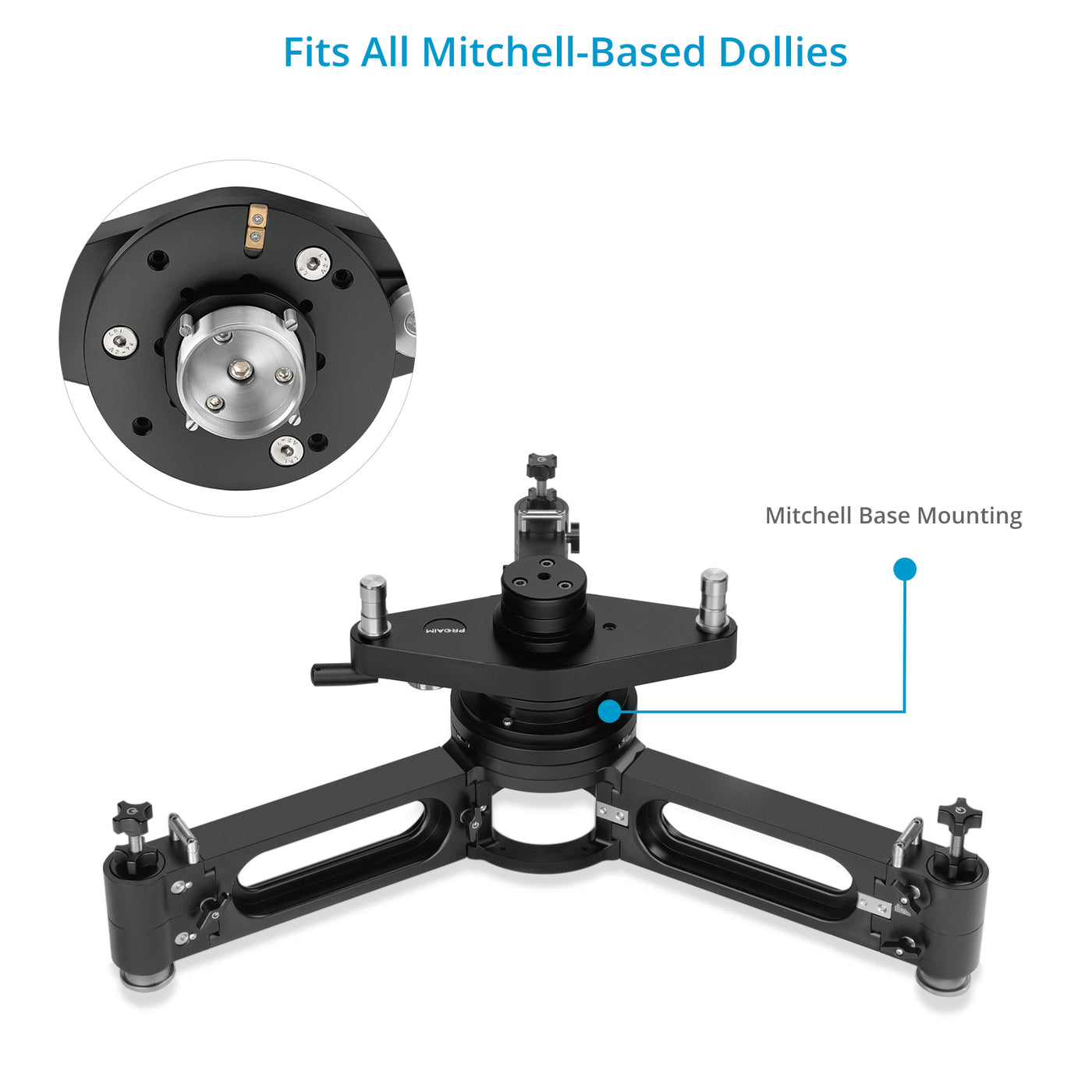Turnstile Mount for Mitchell Base Camera Platform | Proaim — Business ...