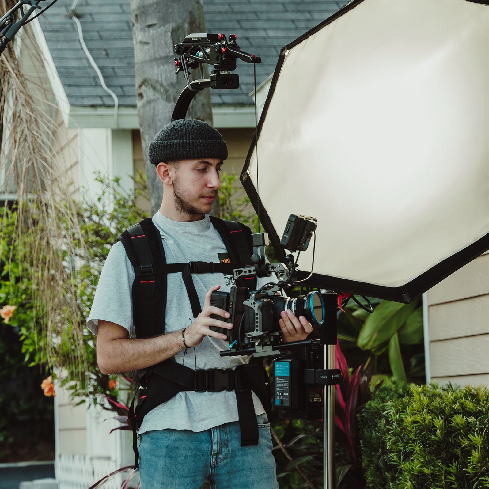 Flycam Flowline Starter with Placid Stabilizing Arm for Camera & Gimba ...